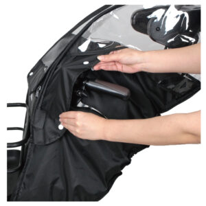 【Bスタイル】あと付けフロントチャイルドシート用レインカバー D-5FA-BB01 – 大久保製作所